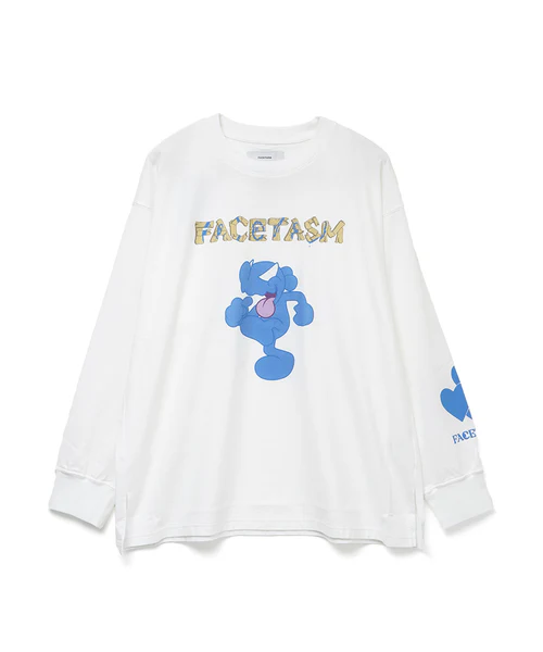 FACETASM×CPD Mr.SHIRAI PRINT LONG TEE(3 WHITE)｜ FACETASM｜心斎橋PARCO | ONLINE PARCO（オンラインパルコ）