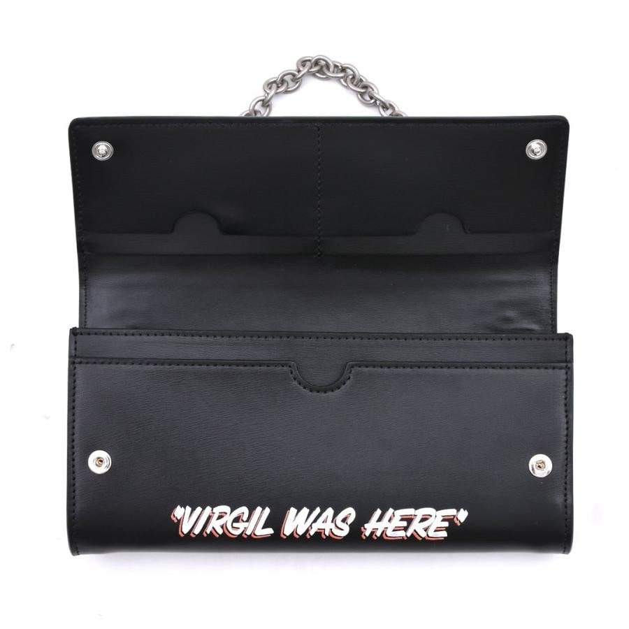 OFF-WHITE】JITNEY WALLET ON CHAIN QUOTE(BLACK)(F BLACK OFF-WHITE】JITNEY WALLET ON CHAIN QUOTE(BLACK)(F BLACK